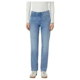 Straight-Jeans s.Oliver, Damen, Gr. 38, L&auml;nge 30, mid blau used, Denim/Jeans, Obermaterial: 76% Baumwolle, 23% Polyester, 1% Elasthan, regular fit normal, Jeans Straight-Jeans, Mid Rise, Regular Fit