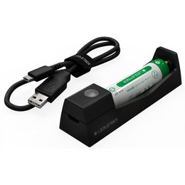 LEDLenser 14500 Li-Ion Akku 750 mAh inkl. externem Ladeger&auml;t