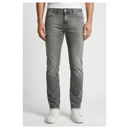 Tommy Hilfiger Regular-fit-Jeans TOMMY JEANS "SCANTON SLIM BI0177", Herren, Gr. 33, L&auml;nge 36, denim grau, Denim/Jeans, Obermaterial: 99% Baumwolle, 1% Elasthan, slim fit lang, Jeans, Mit G&uuml;rtelschlaufen