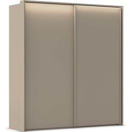 Kleiderschrank Rauch, B:209cm H:226cm T:70cmfango, griffleisten fango, Holzwerkstoff, Kinderzimmer, Schr&auml;nke, "Schwebet&uuml;renschrank Schrank Garderobe