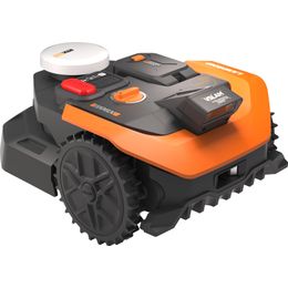Rasenm&auml;hroboter WORX "Landroid Vision Cloud WR365E ohne Begrenzungskabel, Auto-Mapping", orange, schwarz, B:45,7cm H:28,3cm T:57,6cm, Rasenm&auml;hroboter, App-Steuerung