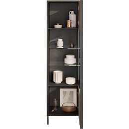 Home Affaire "Everest H&ouml;he 203 cm, Standvitrine mit 1 T&uuml;r" Hochschrank, Anrichte, Soft/Self Closing, Korpus 22 mm