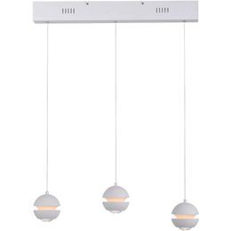 Sch&ouml;ner Wohnen Kollektion LED Pendelleuchte "LINI", wei&szlig;, 3, H: 22cm, 1 Stk., SCH&Ouml;NER WOHNEN-KOLLEKTION, Leuchten, SCH&Ouml;NER WOHNEN Kollektion, 3-Stufen Dimmer, Comfort-Lift, LED Pendelleuchte