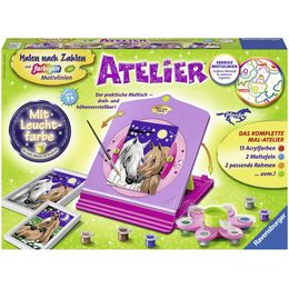 Malen nach Zahlen Ravensburger "Atelier Pferde", bunt, Malvorlagen, Kinder, Made in Europe