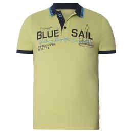 Poloshirt Jan Vanderstorm "Poloshirt TORSON", Herren, Gr. 3XL, gr&uuml;n (hellgr&uuml;n), Obermaterial: 100% Baumwolle CO., Shirts