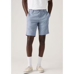 Levi's Chinoshorts LEVI'S "XX CHINO SHORT II", Herren, Gr. 30, N-Gr, kano blau cotton linen, Web, Obermaterial: 64% Baumwolle, 28% Leinen, 6% Elastomultiester, 2% Elasthan, normal knieumspielend, Hosen Chinoshorts, Sommerhose mit Logobadge