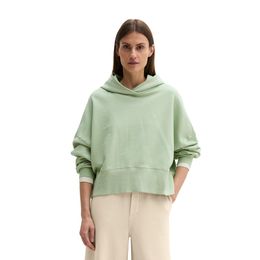 Marc O'Polo Sweatshirt MARC O'POLO "mit recycelter Baumwolle", Damen, Gr. L, calm sage, Obermaterial: 100% Baumwolle, unifarben, loose fit, Rundhals, B&uuml;ndchen, Sweatshirts Sweatshirt
