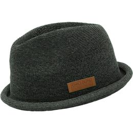 Trilby Chillouts "Tocoa Hat", Herren, Gr. S (M), grau (dunkelgrau), Feinstrick, Kunstfaser, unifarben, H&uuml;te, schnelltrocknend, langlebig, Formbest&auml;ndig