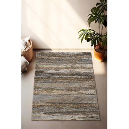 Conceptum Hypnose Kurzflor-Teppich ''CT-2313'' in Beige/ Grau - 55% | Gr&ouml;&szlig;e 80x200 cm |