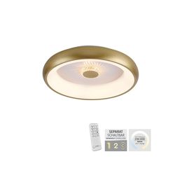 Just Light LED-Deckenleuchte in Gold - &Oslash; 46,5 cm - 33% | Haengeleuchten-deckenleuchten