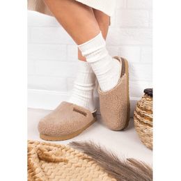 billowy Clogs in Beige - 75% | Gr&ouml;&szlig;e 42 | Damen-pantoletten