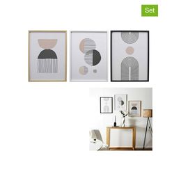 THE HOME DECO FACTORY 3er-Set: Kunstdrucke - (B)45 x (H)60 cm - 45% | Wanddekoration