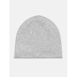 Perfect Cashmere Kaschmir-Beanie "June" in Hellgrau - 32% | Damen-muetzen-caps
