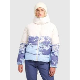 4F Ski-/ Snowboardjacke in Creme - 53% | Gr&ouml;&szlig;e L | Damen-outdoorjacken