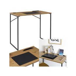 R&eacute;tro Chic Schreibtisch ''Link'' in Hellbraun - (B)90 x (H)76 x (T)50 cm - 64% | Tische