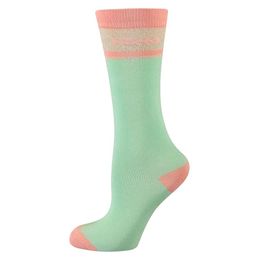 NONO Socken in Mint/ Apricot - 46% | Gr&ouml;&szlig;e 104-116 | Kinder-socken-strumpfhosen