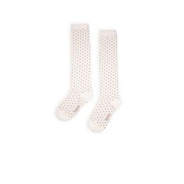 NONO Kniestr&uuml;mfe "Rabi" in Creme/ Gold - 50% | Gr&ouml;&szlig;e 146-164 | Kinder-socken-strumpfhosen