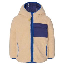 Noppies Wende-Fleecejacke "Lahti" in Beige/ Blau - 52% | Gr&ouml;&szlig;e 134 | Kids-fleecejacken-fleecepullover