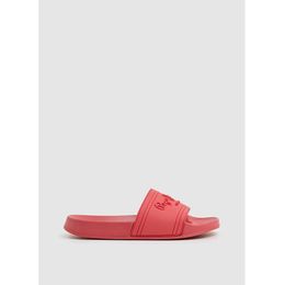 Pepe Jeans Footwear Pantoletten in Rot - 44% | Gr&ouml;&szlig;e 37 | Damen-pantoletten