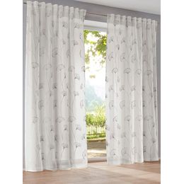 HEINE HOME Dekoschal in Wei&szlig; - 60% | Gr&ouml;&szlig;e 245x135 cm | Gardinen-vorhaenge