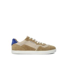Groundies Leder-Barfu&szlig;schuhe "Nova" in Beige/ Blau - 55% | Gr&ouml;&szlig;e 43 | Damen-sneakers