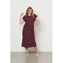 &Co Woman Kleid "Elianna" in Pflaume - 53% | Gr&ouml;&szlig;e L | Damen-kleider