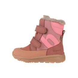 bisgaard Leder-Boots "Eigil" in Rosa/ Braun - 66% | Gr&ouml;&szlig;e 27 | Baby-stiefel-boots