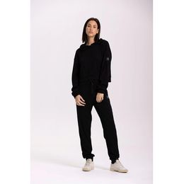 Onamaste Hoodie "Mika" in Schwarz - 65% | Gr&ouml;&szlig;e S/M | Damen-sweatshirts-jacken