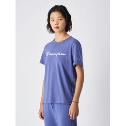 Champion Shirt in Blau - 47% | Gr&ouml;&szlig;e L | Damen-tops