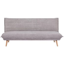Livetastic Schlafsofa, Grau, Textil, Birke, massiv, 3-Sitzer, 193x86x85 cm, Bsci, Liegefunktion, Wohnzimmer, Sofas & Couches, Schlafsofas, Klappsofas
