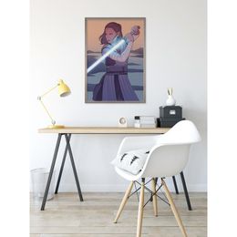 Komar Wandbild &raquo;Star Wars Rey Skywalker&laquo; Disney Set, 1 Stk. tlg. 50 x 70 cm (Breite x H&ouml;he) - Kinderzimmer, Dekoration bunt Vlies