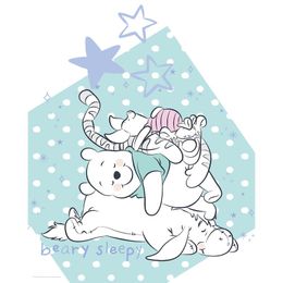 Komar Bild &raquo;Winnie the Pooh Beary Sleepy&laquo; Disney 1 Stk. tlg. Wandbild zur Dekoration im Kinderzimmer - ohne Rahmen bunt Holz, Papier