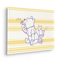 Komar Leinwandbild &raquo;Winnie the Pooh Dandelions - Gr&ouml;&szlig;e 40 x 60 cm&laquo; Natur 1 Stk. tlg. Keilrahmenbild mi Echtholzrahmen bunt Holz, Papier