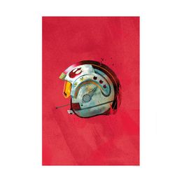 Komar Bild &raquo;Star Wars Classic Helmets Rebel Pilot&laquo; Star Wars 1 Stk. tlg. Wandbild zur Dekoration im Kinderzimmer - ohne Rahmen bunt Holz, Papier