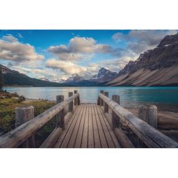 papermoon Fototapete &raquo;Photo-Art IVAN MACIA, DIE BR&Uuml;CKE&laquo; bunt Vlies