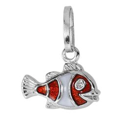 OSTSEE-SCHMUCK Damen OSTSEE-SCHMUCK Kettenanh&auml;nger &raquo; Anh&auml;nger kleiner Fisch Anh&auml;nger kleiner Fisch&laquo; 1 Stk. tlg. wei&szlig;