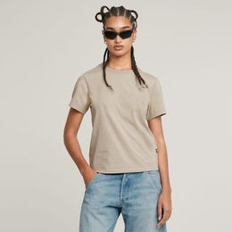 G-Star Raw G-Star Damen G-STAR T-Shirt &raquo;Nifous&laquo; mit kleiner Logo-Stickerei beige XS