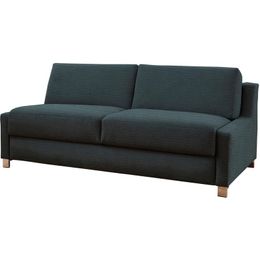 Bali Schlafsofa &raquo;Viola, Dauerschl&auml;fer&laquo; in 140er und 160er Breite, 3 Varianten, auch mit Ergoflex-Lattenrost blau 100% Polyester