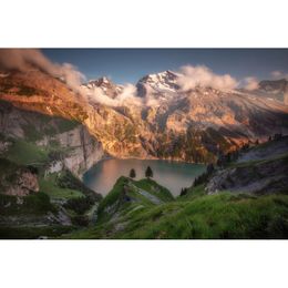 papermoon Fototapete &raquo;Photo-Art RICHARD BERESFORD HARRIS, OESCHINSEE&laquo; bunt Vlies