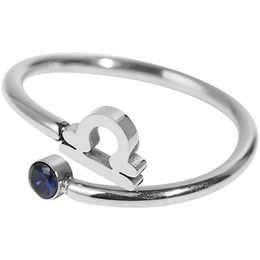 Firetti Damen Fingerring &raquo;Schmuck Geschenk Damenring Sternzeichen&laquo; Made in Germany - mit Zirkonia (synth.) silber