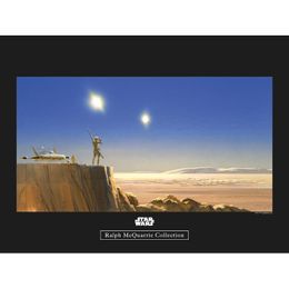 Komar Bild &raquo;Star Wars Classic RMQ Mos Eisley Edge&laquo; Star Wars 1 Stk. tlg. Wandbild zur Dekoration im Kinderzimmer - ohne Rahmen bunt Holz, Papier