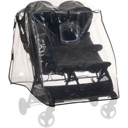 hauck Kinderwagen-Regenschutzh&uuml;lle &raquo;Pushchair Raincover Duo&laquo; f&uuml;r Geschwisterwagen transparent Kinderwagen-Regenschutzh&uuml;lle