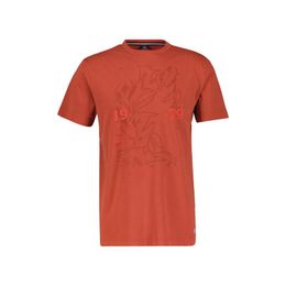 Lerros Damen Lerros T-Shirt &raquo;T-Shirt mit Brust-Print&laquo; rot S