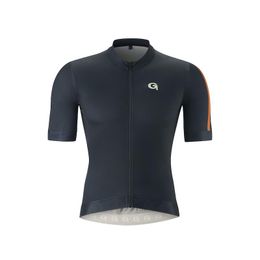 Gonso Herren Radtrikot &raquo;TORNALE&laquo; Herren Radshirt kurzarm, atmungsaktives Fahrradtrikot mit R&uuml;ckentasche S