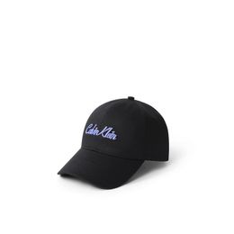 Calvin Klein Jeans Damen Baseball Cap &raquo;6 PANEL SSNL GRAPHIC CAP&laquo; Mit festem Schirm schwarz
