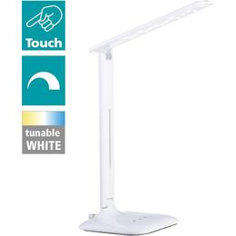 Eglo Tischleuchte &raquo;CAUPO&laquo; LED-Board Extra-Warmwei&szlig; Kaltwei&szlig; Neutralwei&szlig; Tageslichtwei&szlig; Warmwei&szlig; CCT wei&szlig;