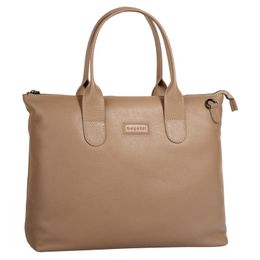 Bugatti Damen Bugatti Shopper &raquo;ELSA&laquo; echt Leder beige