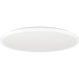 Eglo Deckenleuchte &raquo;Rovito Deckenlampe, Deckenbeleuchtung, Badlampe, Kunststoff, IP44&laquo; LED-Modul 1 Stk. Kaltwei&szlig; Neutralwei&szlig; Warmwei&szlig; Wand-/