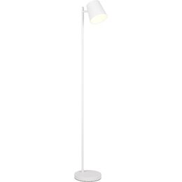 REALITY LEUCHTEN LED Stehlampe &raquo;BLAKE, Akku Stehleuchte Indoor, mit USB-C Lade-Anschluss, H&ouml;he 125 cm&laquo; LED-Board 1 Stk. Warmwei&szlig; &Oslash; 20cm, mit 4-fach 