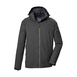 Killtec Herren Funktionsjacke &raquo;Romotos&laquo; Wind- u. wasserdichte Herrenjacke, atmungsaktiv, PFAS-frei impr&auml;gniert grau XL